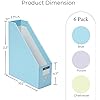Amazon.com: Y YOMA Cardboard File Magazine Holder, Pastel Color, 6 Pack ...