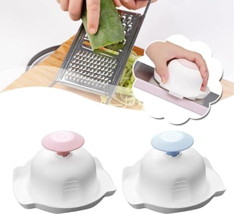 Amazon.com: 1Pc Blue Food Safety Holder for Mandolin Slicer,Finger Anti ...