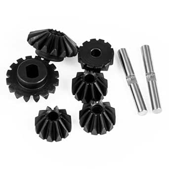 Amazon.com: BRKRC Steel Differential Gear Set Bevel Gears for Tamiya ...