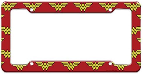 Amazon.com: GRAPHICS & MORE Wonder Woman Classic Logo License Plate Tag ...