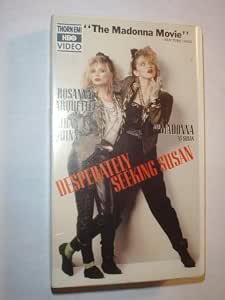 Desperately Seeking Susan [vhs] Rosanna Arquette Madonna