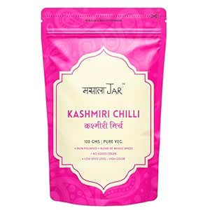 MASALAJAR Kashmiri Red Chilli/Chilly Powder | Kashmiri Lal Mirchi ...