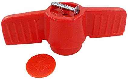 Amazon.com: The Pool Supply Shop 2" Red American Granby Ball Valve ...