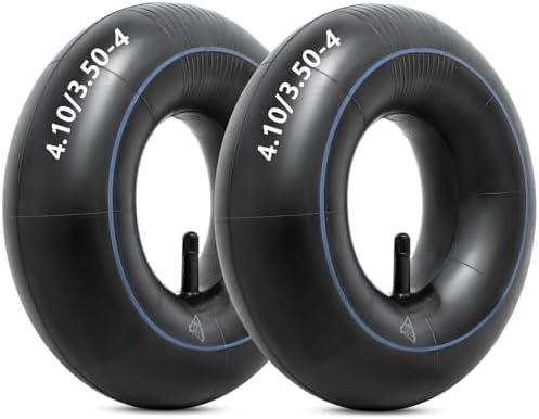 Heavy Duty 4.10/3.50-4 Replacement Inner Tube, TR-13 Straight Valve ...