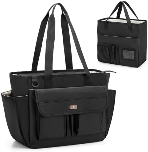 Amazon.com : LoDrid File Tote Bag with Extra Document Organizer Case ...