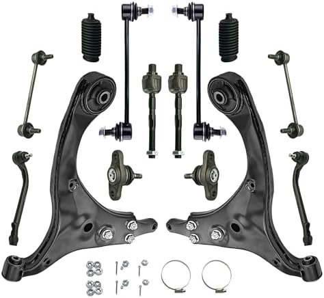 Amazon.com: Psrorkeu 14PCS Front Suspension Kit Lower Control Arm Ball ...