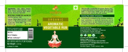Amazon.com : Organic Vegetable Rub : Gourmet Rubs : Grocery & Gourmet Food