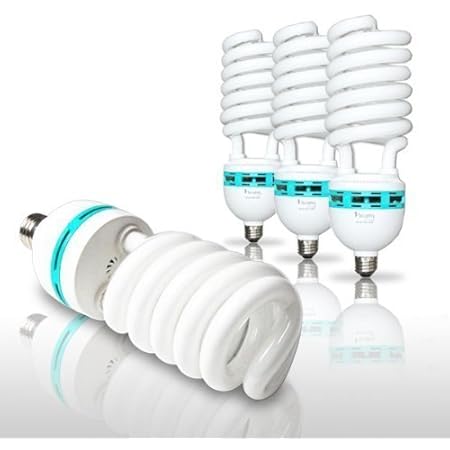 Amazon.com: LimoStudio 2-Pack 105W, 6500K Compact Fluorescent Light CFL ...