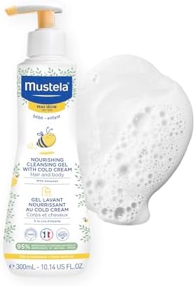 Amazon.com: Mustela Baby Nourishing Cleansing Gel – Hair & Body Wash ...