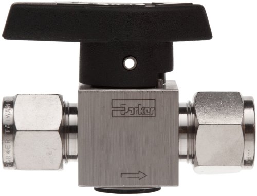 Parker 316 Stainless Steel Rotary Process Plug Valve with Fluorocarbon ...