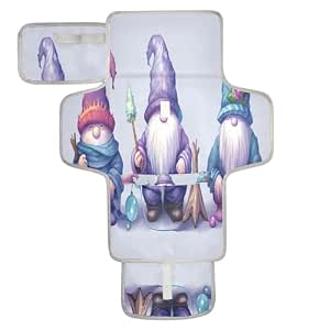 Amazon.com : WELLDAY Cute Gnomes Baby Changing Pad - Waterproof Diaper ...