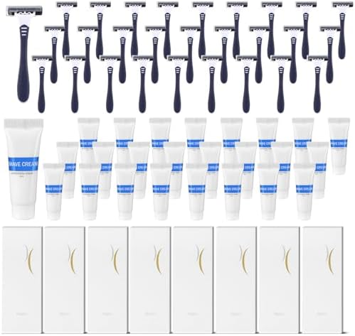 Amazon.com: Hushee Shave Kit Bulk Travel Shaving Cream Disposable Twin ...