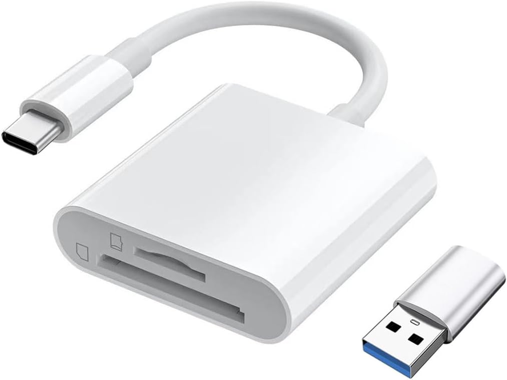 Amazon.com: Senbos USB C Micro SD Card Reader with Keychain, Type C to ...