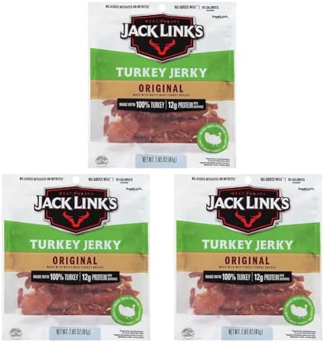 Amazon.com : Jack Link's Turkey Jerky, Original Flavor, 2.85 oz ...