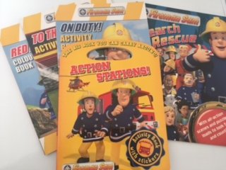 Fireman Sam Activity Books Collection -6 Books- (Fireman Sam Action ...