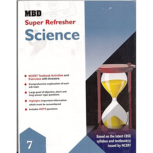 MBD SUPER REFRESHER SCIENCE - 7TH (E) (CBSE) : Amazon.in: Books