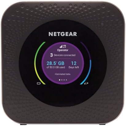 Netgear Nighthawk M1-MR1100 Mobile Hotspot Router (Black) - Wi-Fi, USB ...