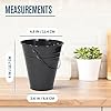 Amazon.com: Houseables Black Bucket, Black Metal Bucket, Small Pail ...