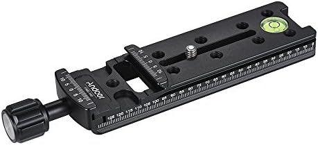 Amazon.com : Andoer 140mm Nodal Slide Rail Quick Release Plate Clamp ...