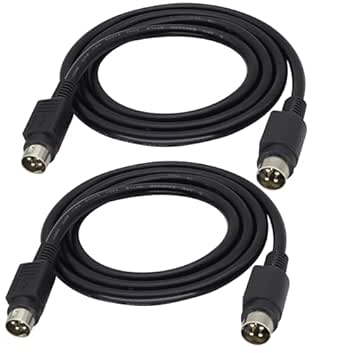 Amazon.com: HCFeng Mini 4 Pin DIN Cable, 4 Pin Male to Male Adapter ...