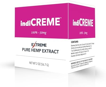 Amazon.com : indiCREME Extreme Formula Topical Cream – All-Natural ...