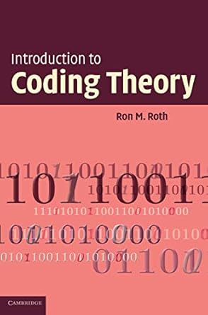 Introduction to Coding Theory: Roth, Ron: 9780521845045: Amazon.com: Books