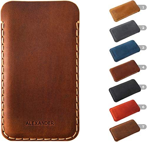 Amazon.com: Personalized Case for HP Calculator, Hand Stitched Bovine ...