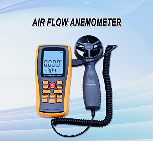 Dronse Air Anemometer handheld LCD Digital Wind Speed Meter air flow ...