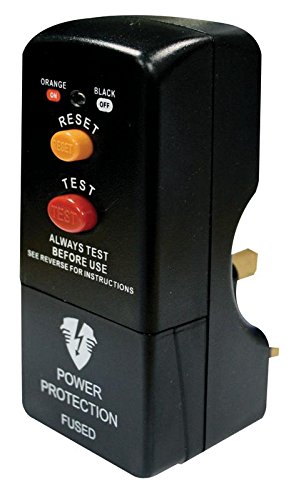 RCD Safety Plug, Current Rating 13A, Outlet Type UK, Trip Time 40ms ...