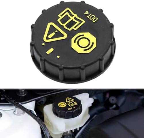 Watlikeup Car Brake Fluid Reservoir Cap, 1 PCS, Anti-Spill, Compatible ...