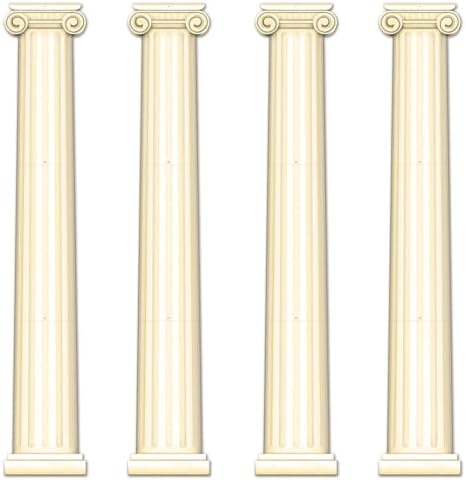 Amazon.com: Beistle 4 Piece 6' Jointed Paper Roman Pillar Greek Column ...