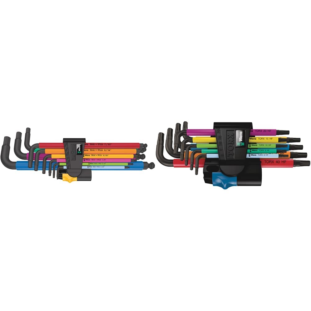 Wera L-Key Set Bundle with Hex-Plus and Torx (9 Pieces): Amazon.com ...
