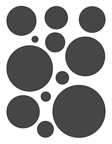 Amazon.com: 12 CIRCLES 1/2" to 4" Round Different Sizes Shape Shapes 8. ...