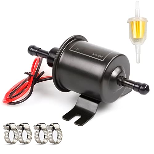 Universal 12v Heavy Duty Electric Fuel Pump Metal Solid Petrol 12 ...