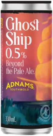 Adnams Ghost Ship Beyond The Pale Ale | 0.5% ABV | 12 x 330ml Cans ...