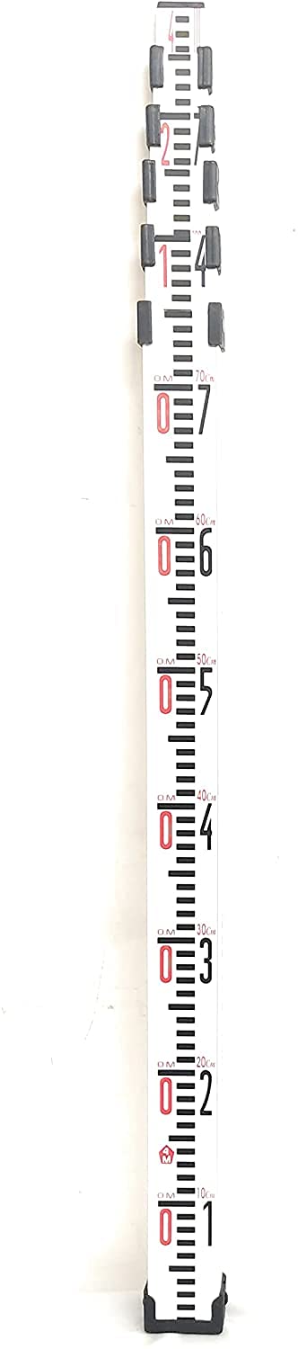 Buy Aluminum Grade Rod 4 meter | Telescopic 6 section leveling rod ...