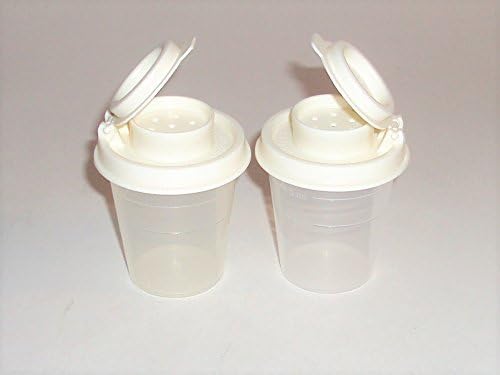 Amazon.com: Tupperware Salt and Pepper Shakers Mini Set, Red: Serveware ...