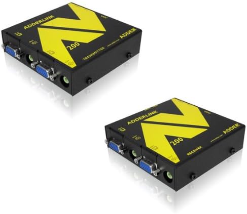 ADDER ADDERLINK AV200P AUDIO / VIDEO EXTENDER - PAIR (1 Tr / 1 Rr) **Transmitter AND Dual Output ...