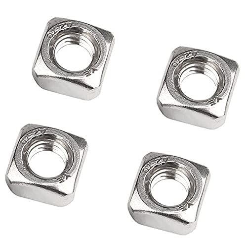 M3-0.5mm Pitch M3 Square Nuts, 304 Stainless Steel Metric Coarse Thread ...