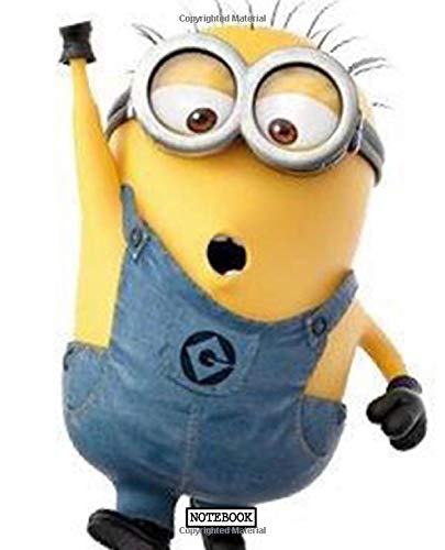 Notebook: Minions Cartoon Banana Love Despicable Me Kevin, Stuart and ...