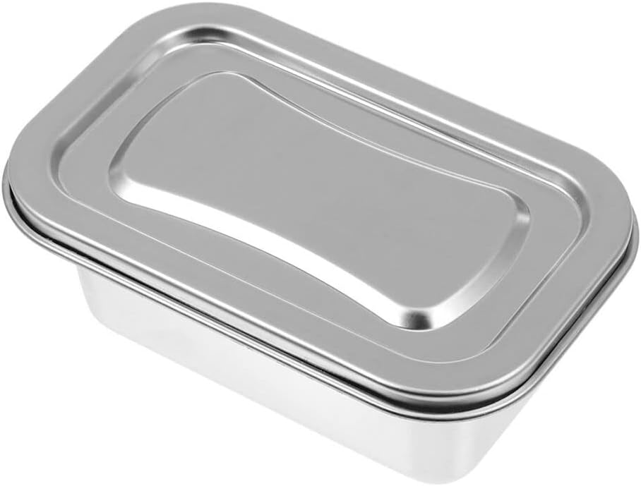 Metal Snack Container Ice Cream Container Stainless Steel Keeper with ...