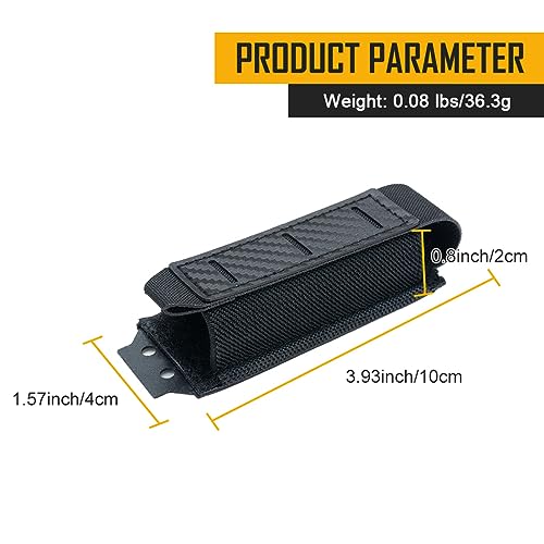 IDOGEAR Pistol Mag Pouch 9mm Magazine Pouches MOLLE Holder with Carbon ...
