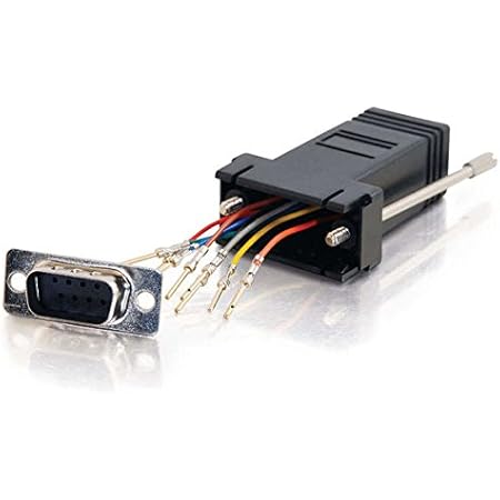 Amazon.com: StarTech.com DB9 to RJ45 Modular Adapter - F/F - Serial ...