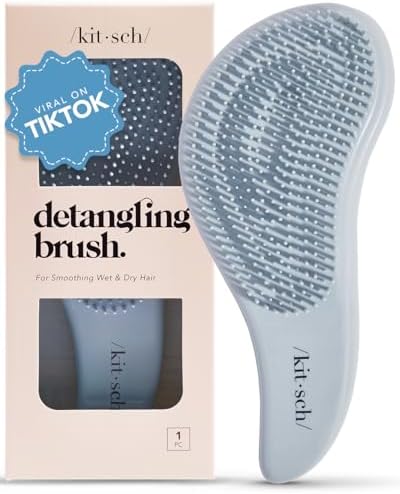 Amazon.com : Aussumy Detangling Hair Brush Set - 2 Pack Detangler ...