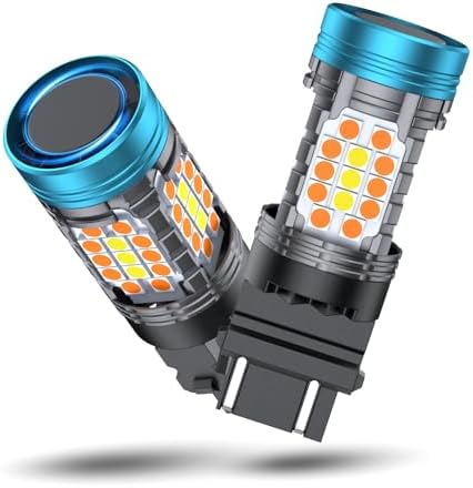 Amazon.com: Syneticusa 3157 Error Free Dual Color Type 2 Switchback DRL ...