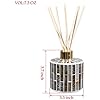 Amazon.com: 7.3oz Decorative Vertical Stripe Mosaic Glass Reed Diffuser ...