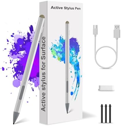 Stylus Pen for Microsoft Surface Pro - Windows Stylus Pencil USB C Fast ...