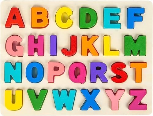 EDIDEUENICA Wooden Alphabets for Kids Montessori Learning Educational ...