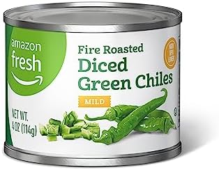 Amazon.com : Amazon Fresh, Diced Green Chili Peppers, Mild, 4 Oz ...