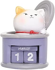 Amazon.com : Calendar Blocks Resin Perpetual Calendar Desk Tabletop ...